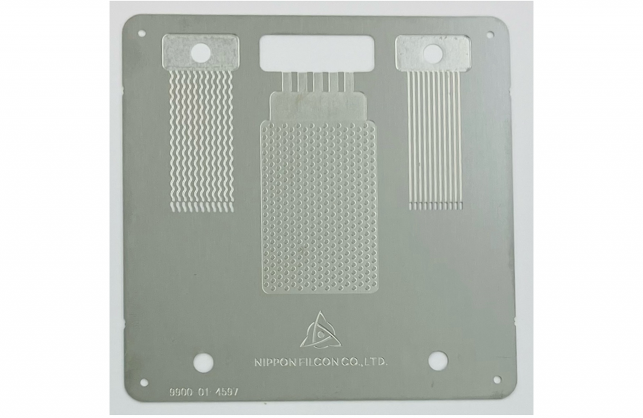 Ink flow path sample-multi-stage half etching (Under development) | The ...